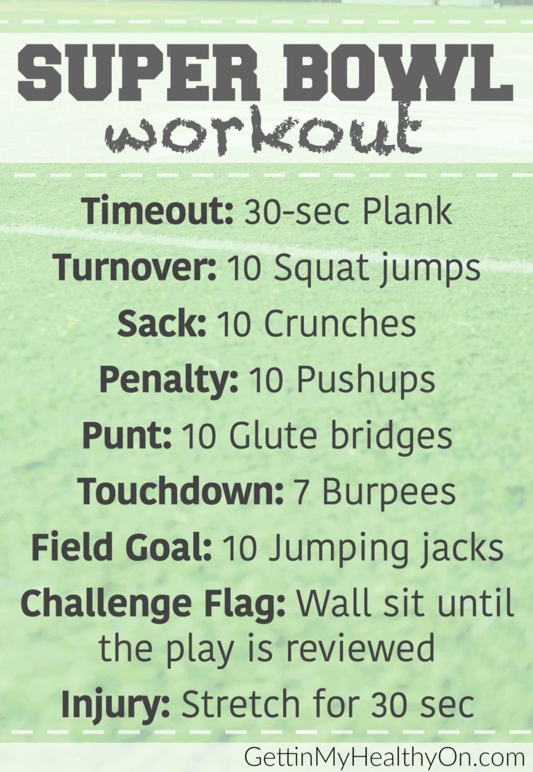 Super Bowl Workout